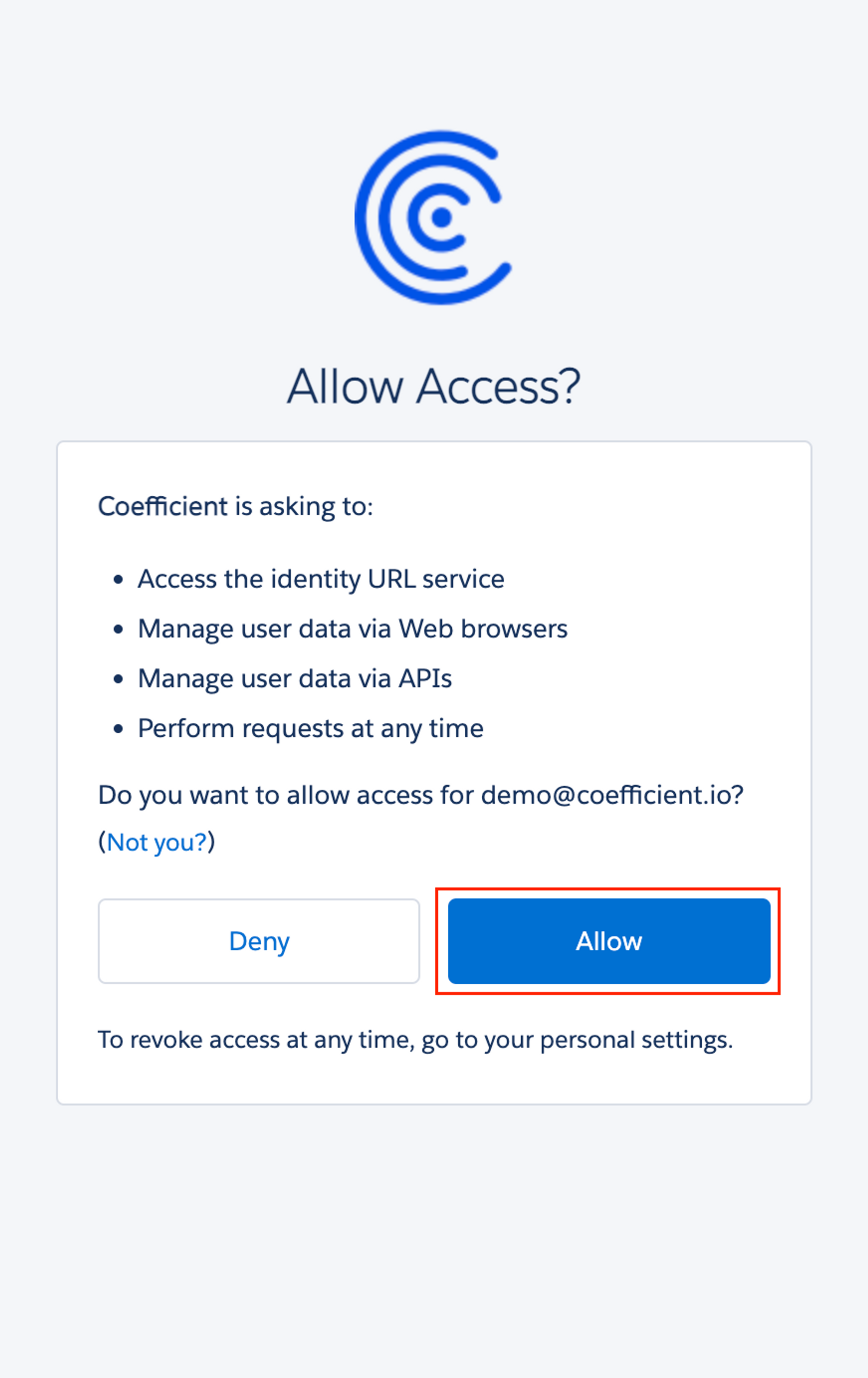 Salesforce – Coefficient