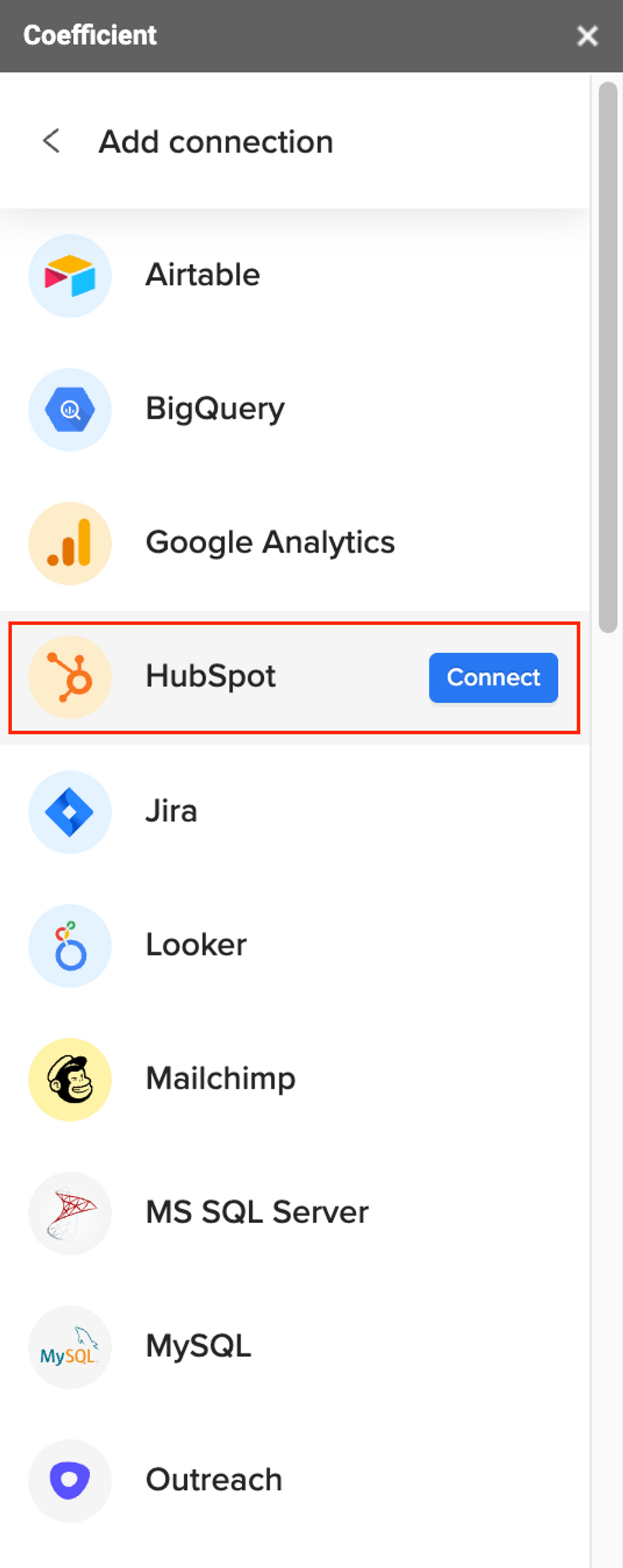 HubSpot – Coefficient
