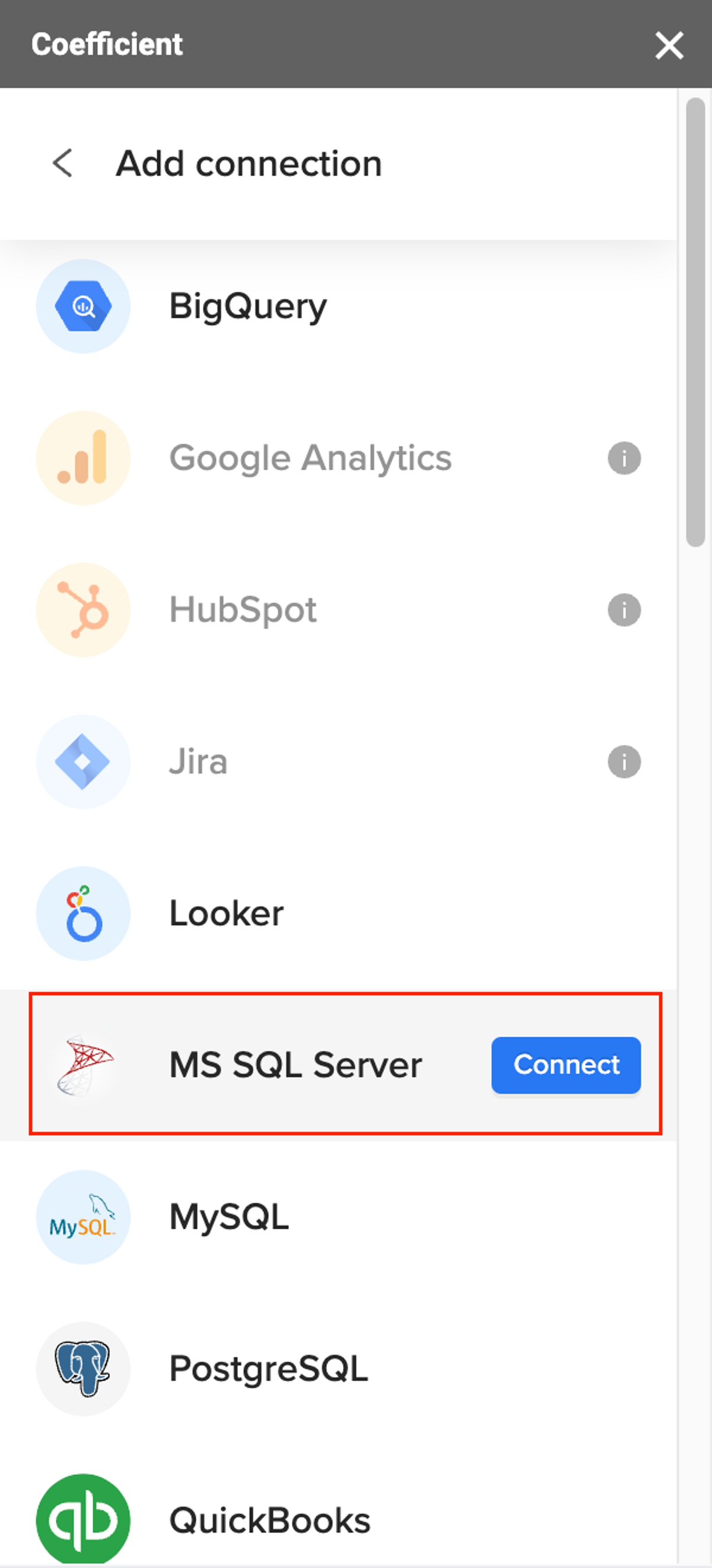 MS SQL – Coefficient