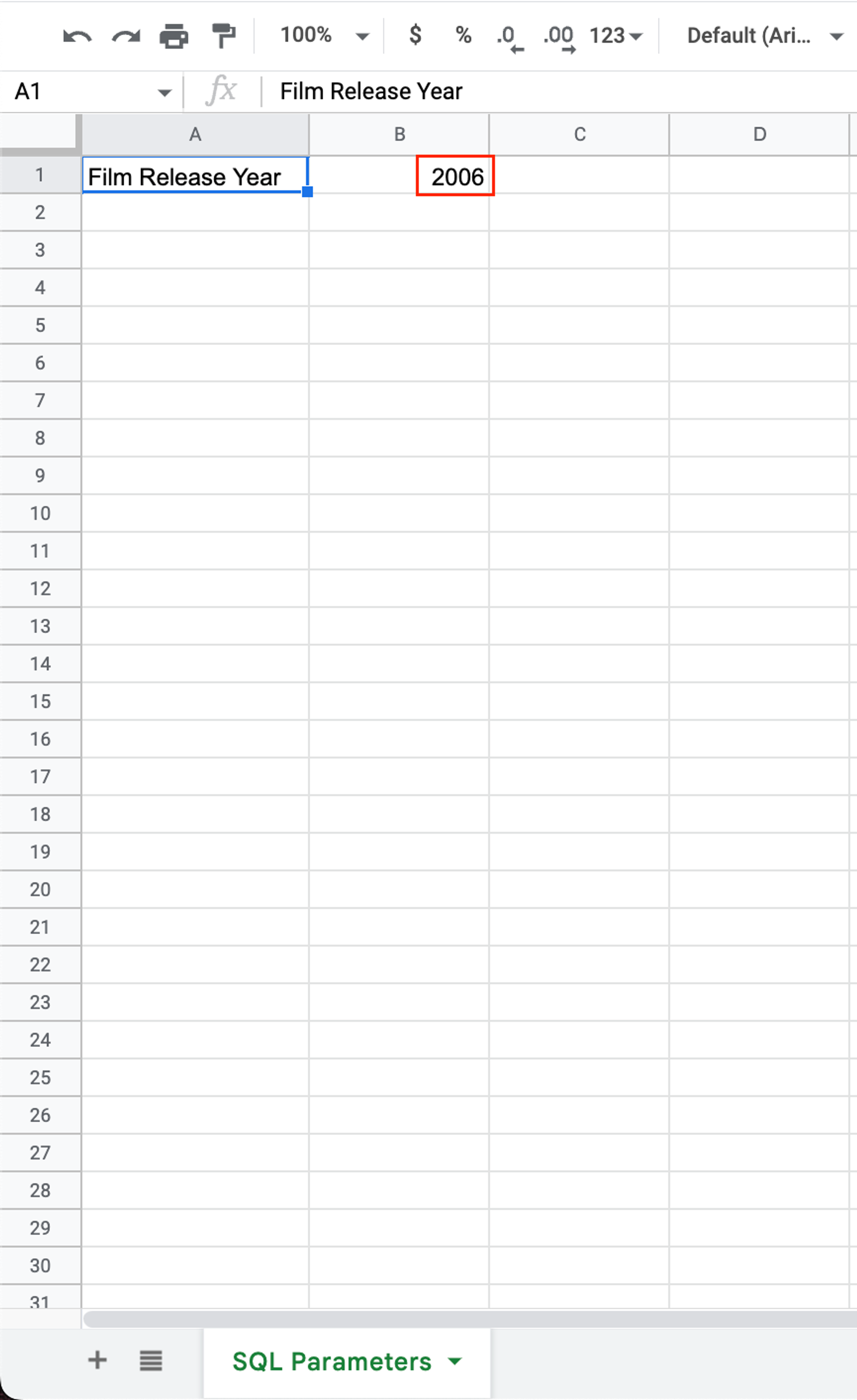 SQL Parameters – Coefficient
