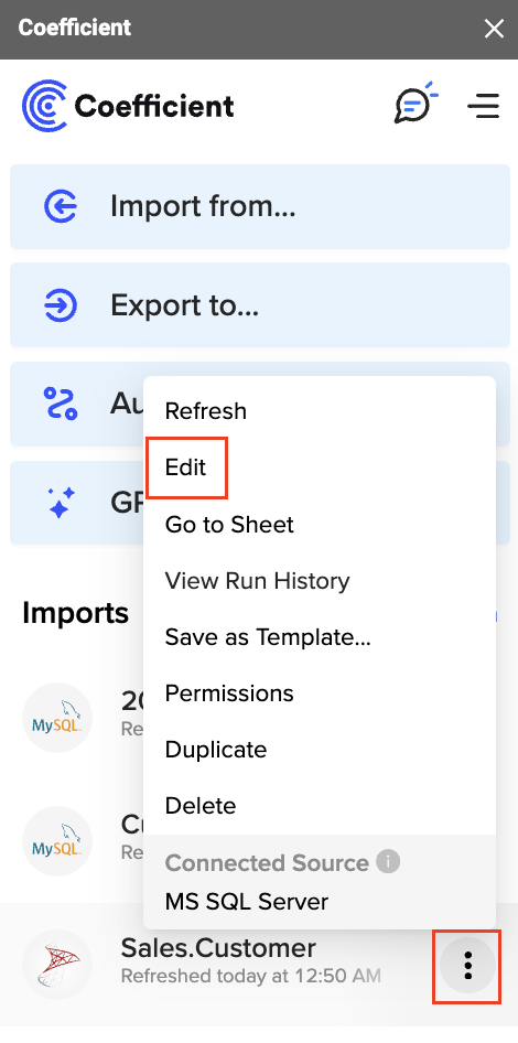 Sheet Optimization – Coefficient