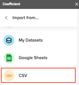 CSV – Coefficient