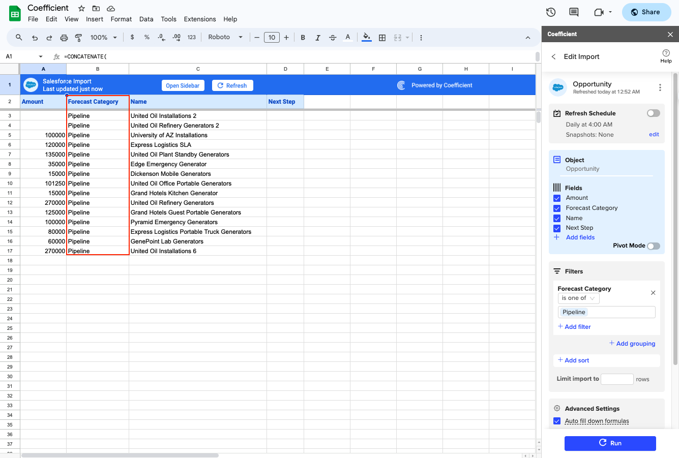 Filtering Your Imports Coefficient